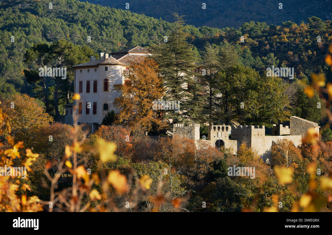 The castle of Pablo Picasso in Vauvenargue village, Provence, France ...