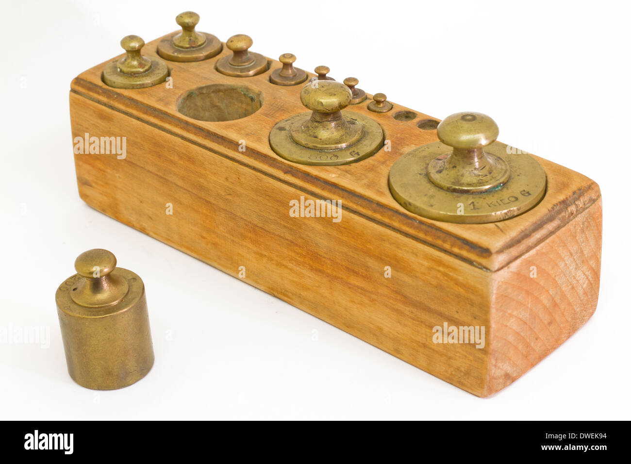 Old fashioned weights High Resolution Stock Photography and Images - Alamy
