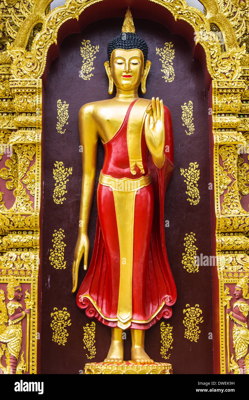 Beautiful Buddha Stand Stock Photo - Alamy