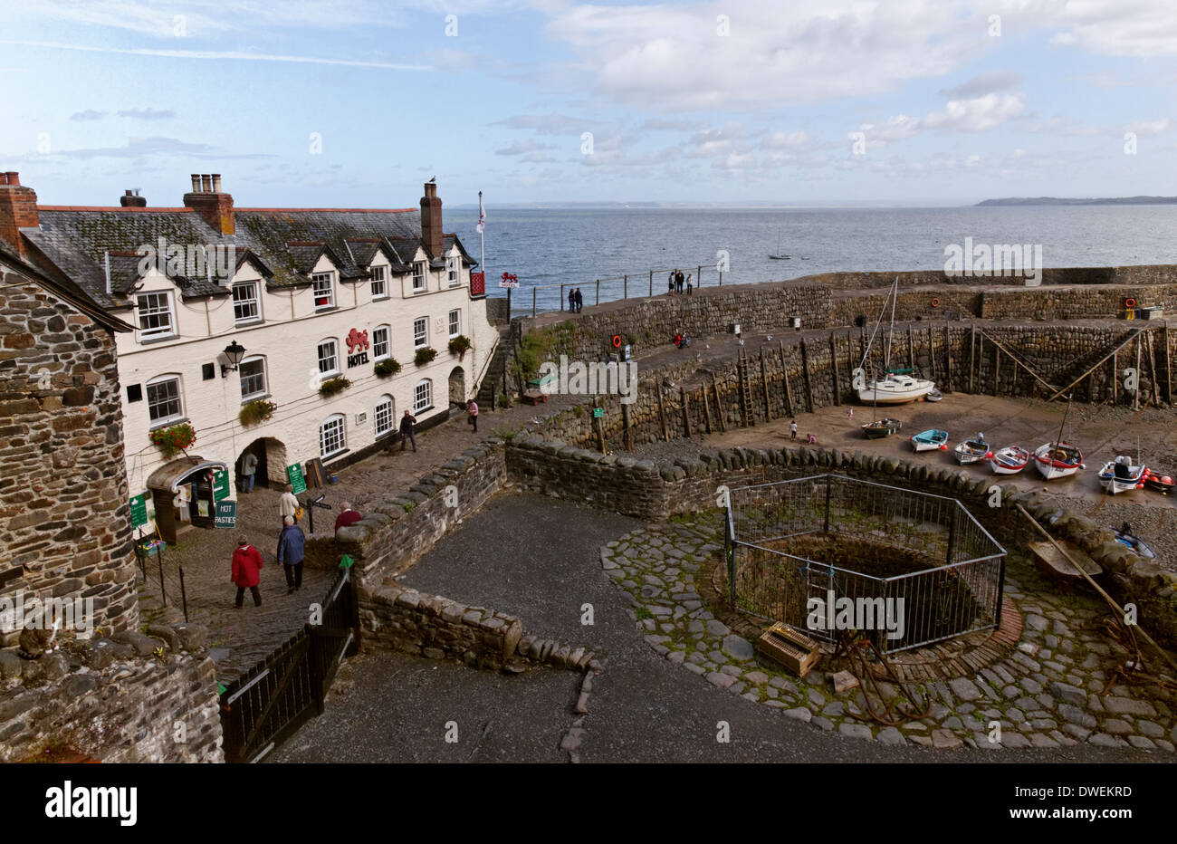 The village of Clovelly, Devon, England Stock Photo - Alamy