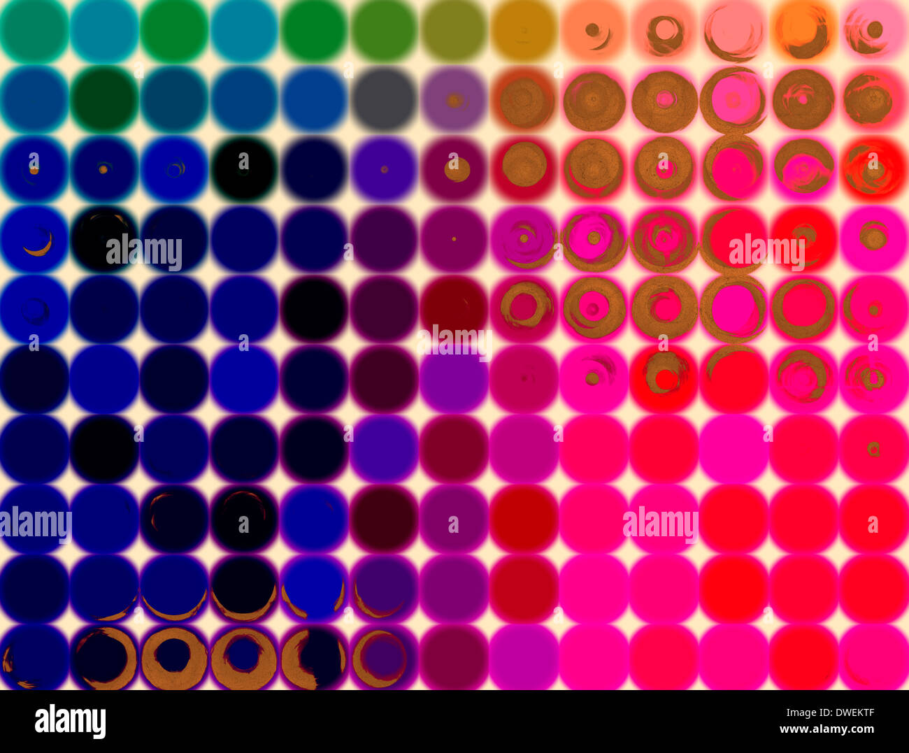 Abstract background red and blue circle pattern Stock Photo - Alamy