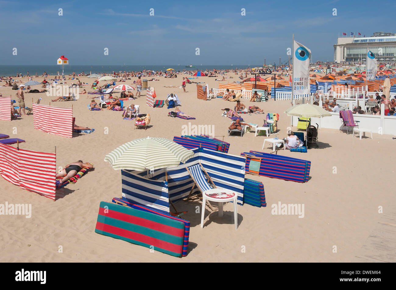 Ostend beach hi-res stock photography and images - Alamy