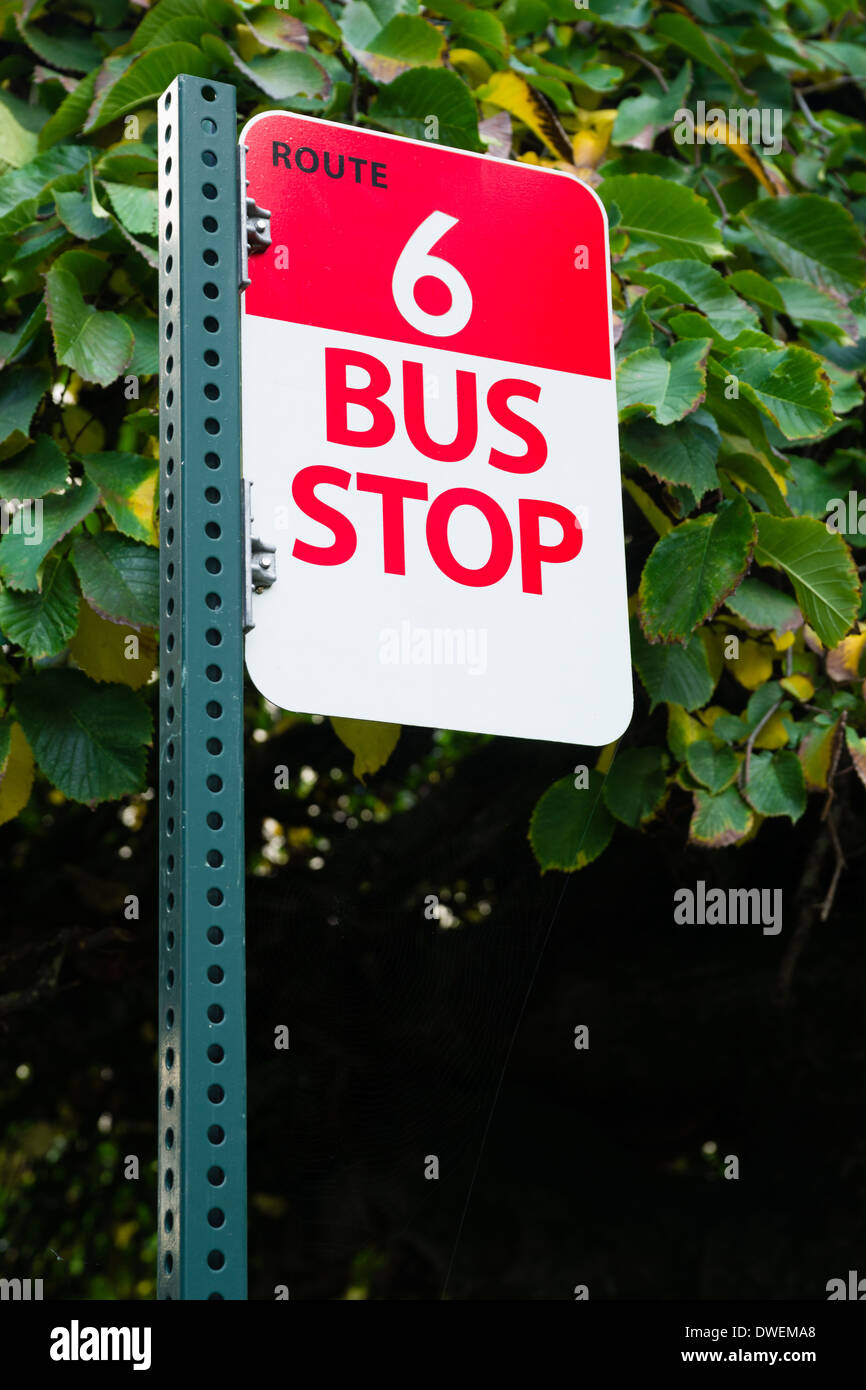 Bus stop sign board hi-res stock photography and images - Alamy