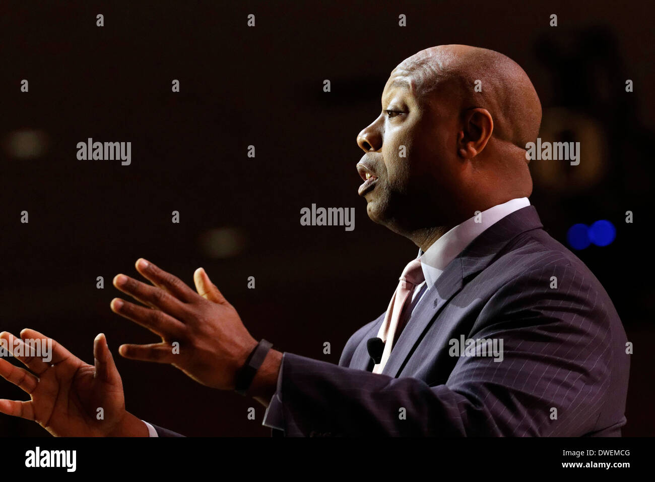 National Harbor, Maryland, USA. 6th March 2014. Republican Senator Tim ...