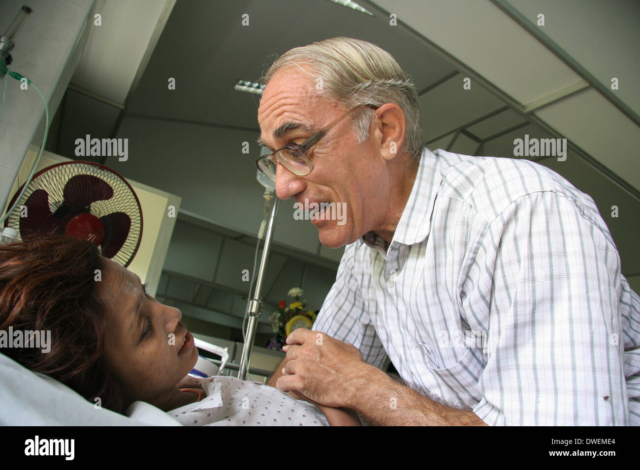 THAILAND AIDS hospice at a Buddhist temple in Lampung. American ...