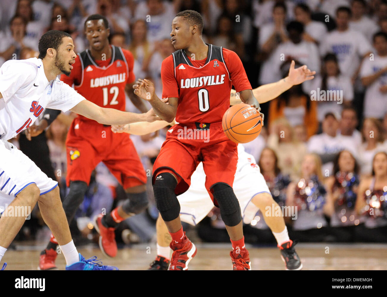March 05, 2014: Louisville Cardinals forward Terry Rozier #0 during an ...