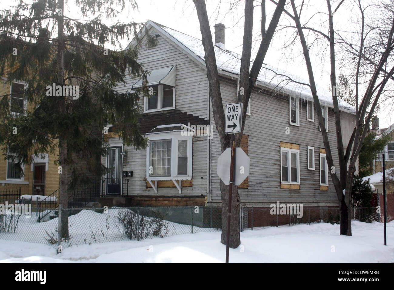 Chicago, USA. 18th Feb, 2014. The birth house of Walt Disney in Hermosa ...