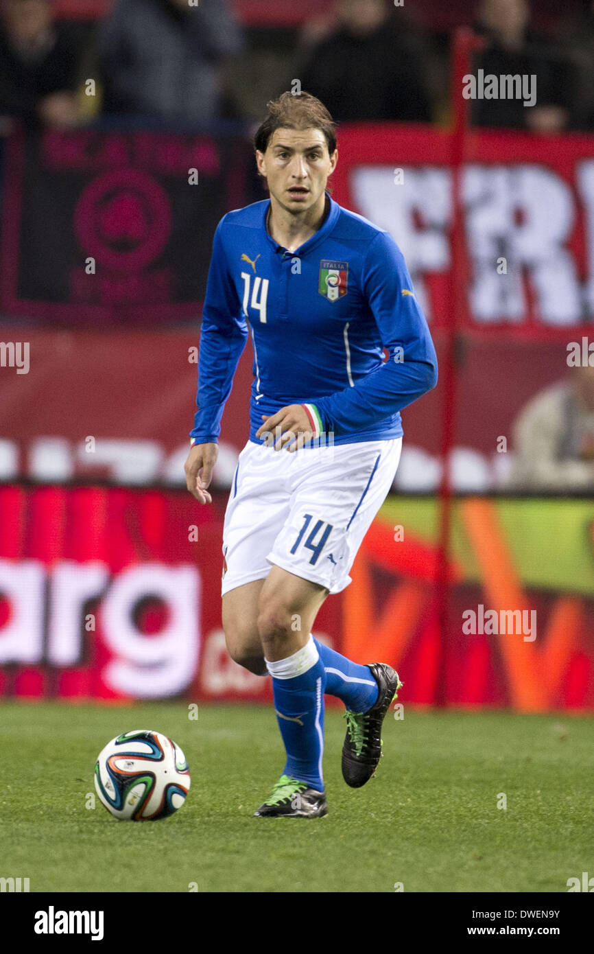 Madrid, Spain. 5th Mar, 2014. Gabriel Paletta (ITA) Football / Soccer ...
