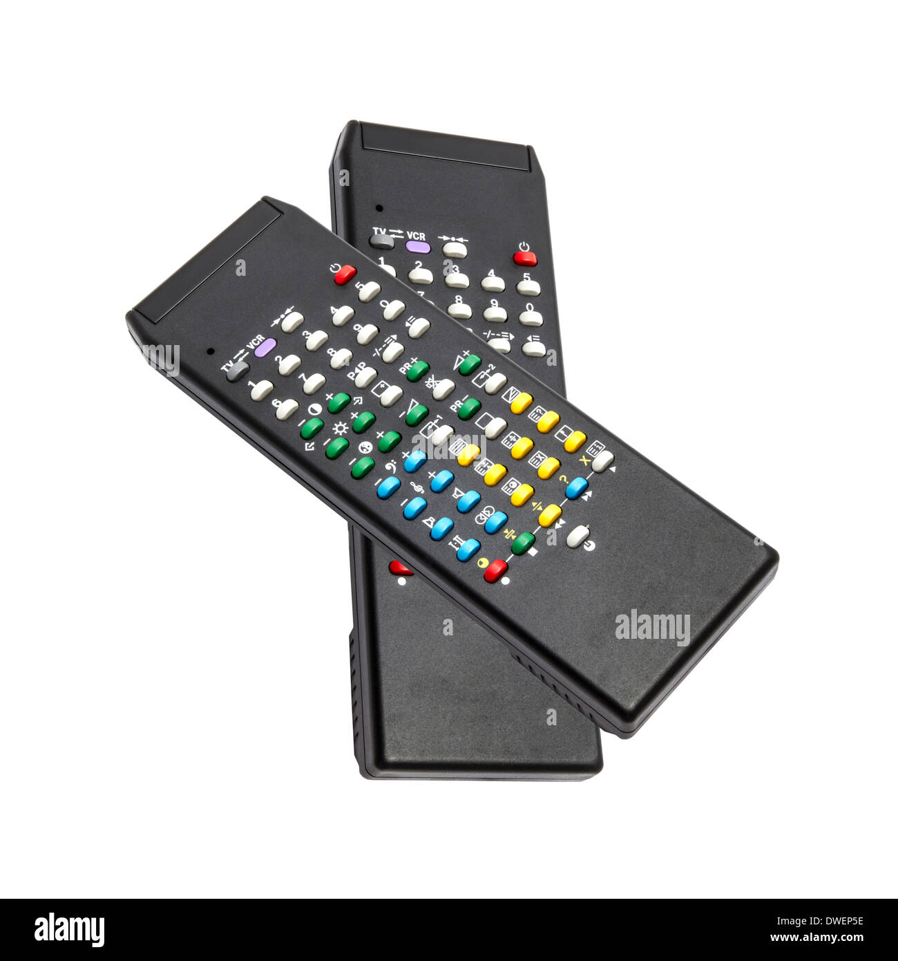 Tv remote back Cut Out Stock Images & Pictures - Alamy