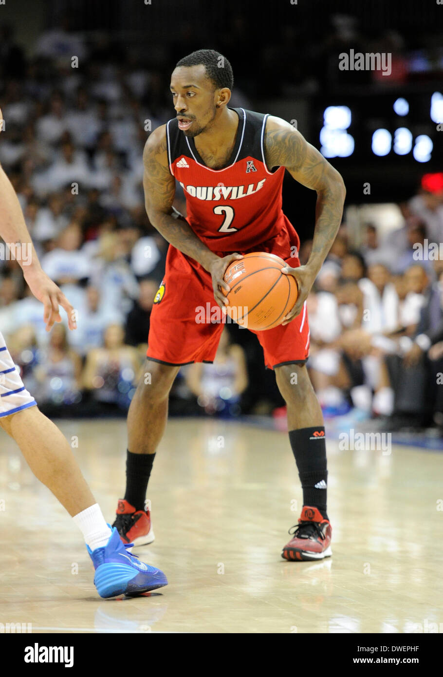 March 05, 2014: Louisville Cardinals guard Russ Smith #2 scored 26 ...