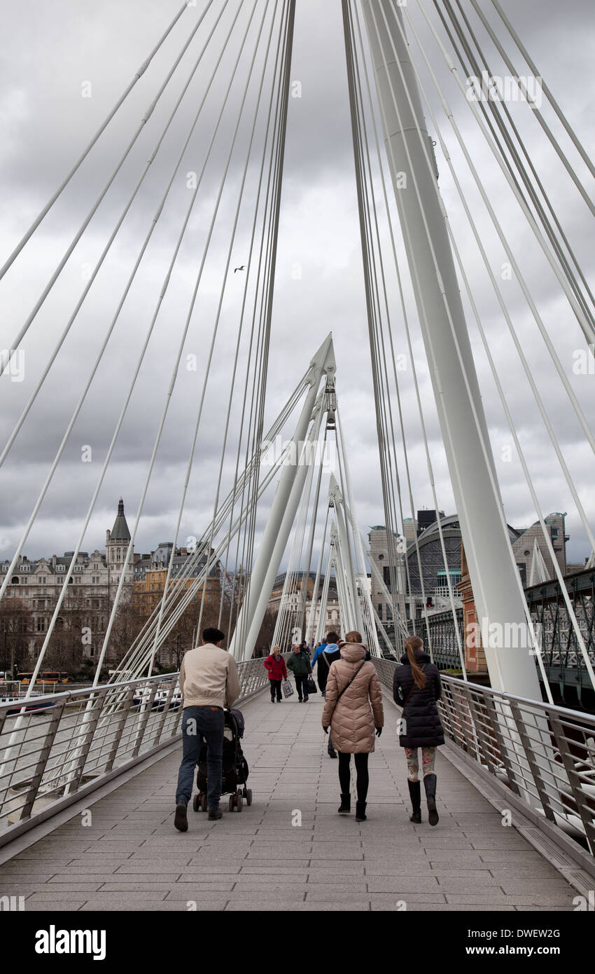 Cable stayed pedestrian bridges hi-res stock photography and images - Alamy