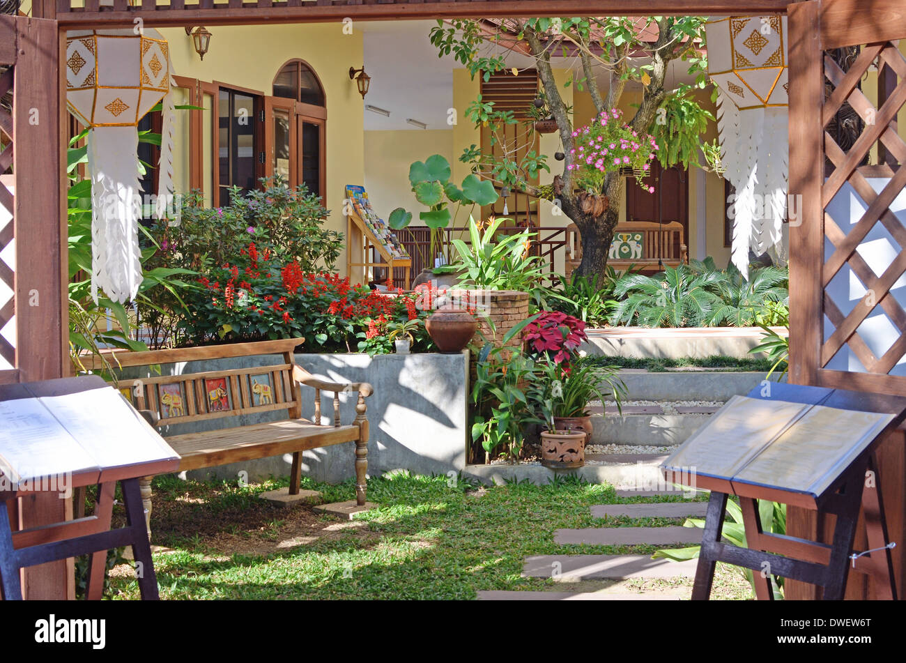 Turf bench hi-res stock photography and images - Alamy