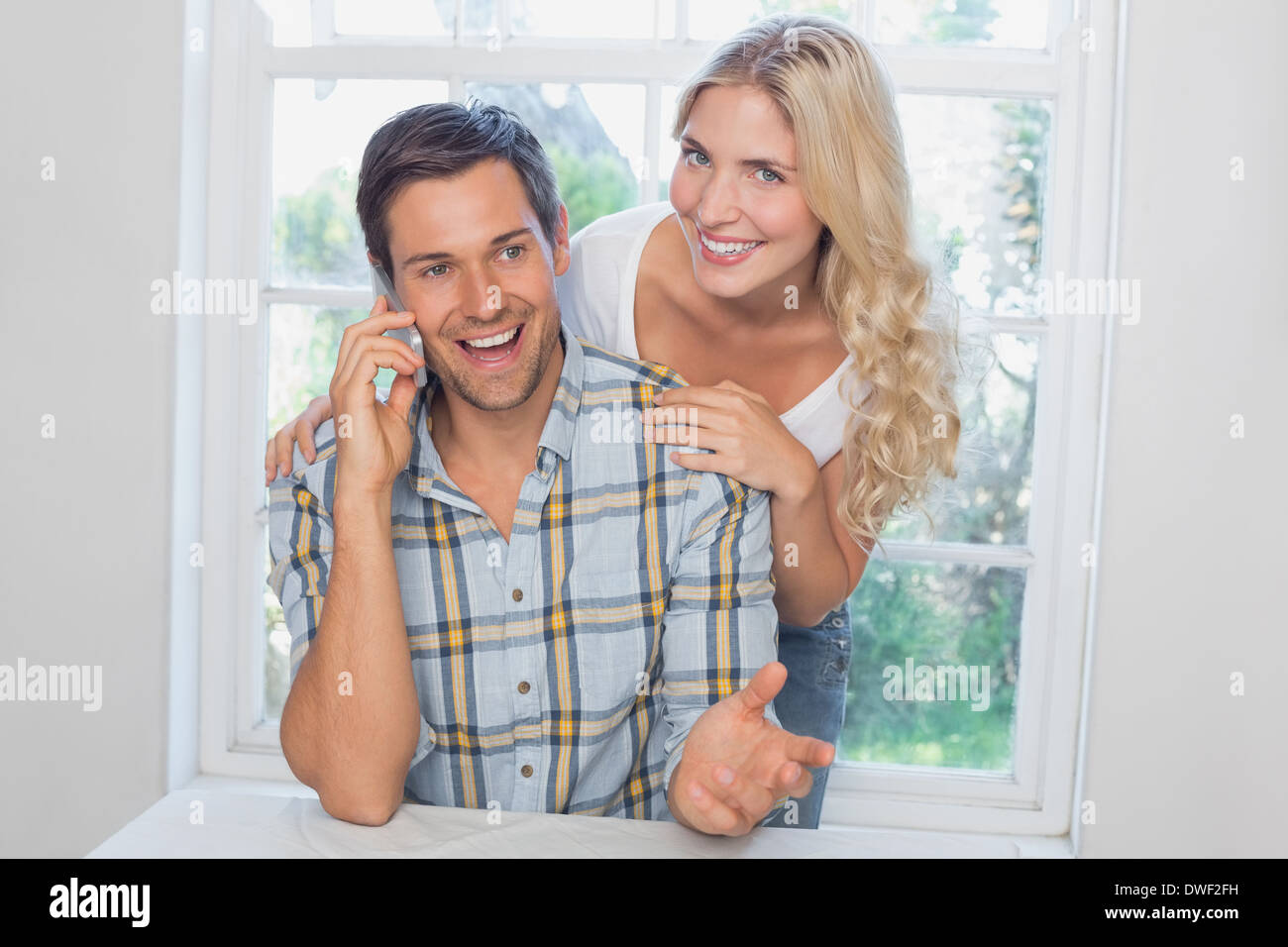 Man on call hi-res stock photography and images - Alamy