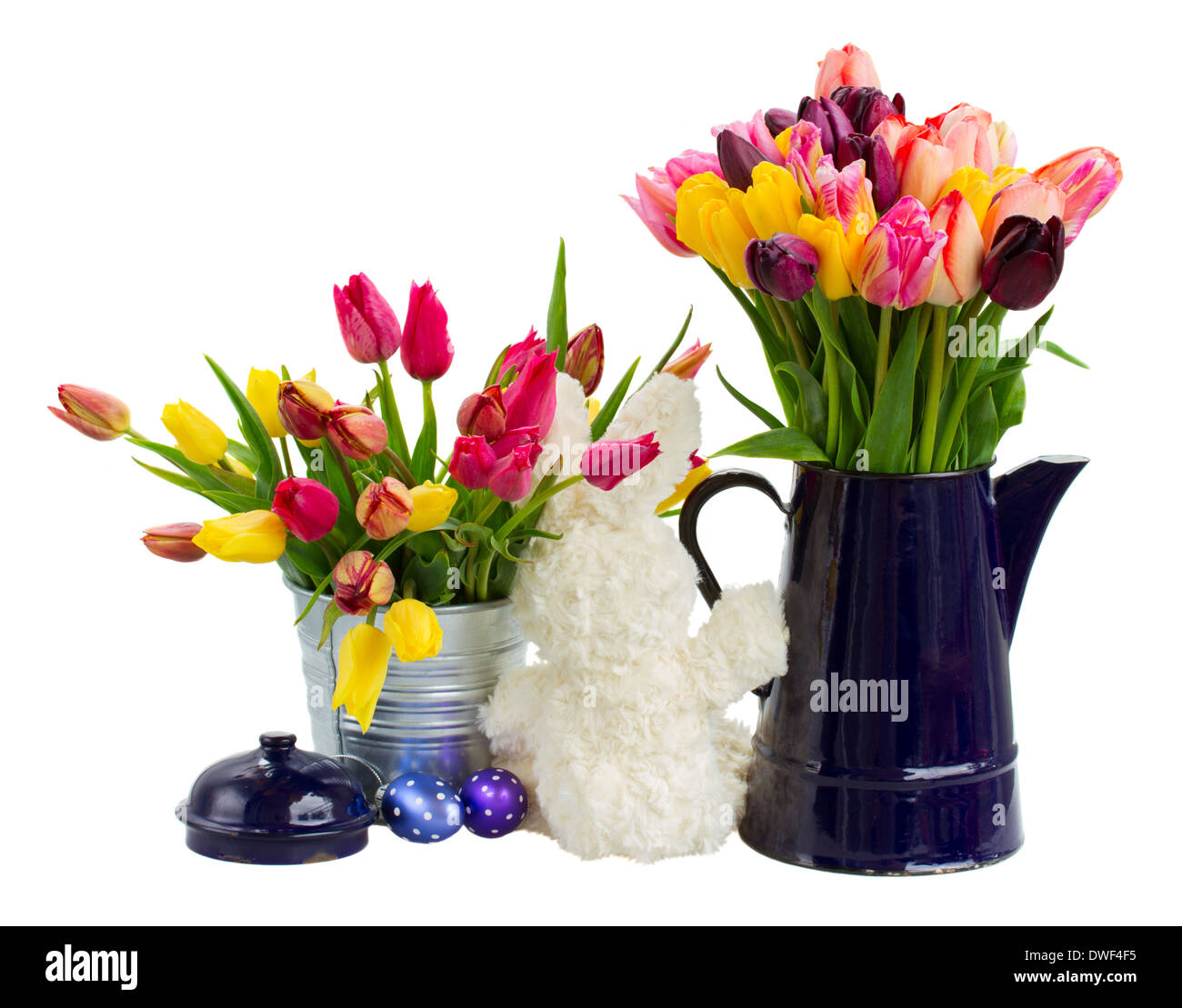 Pots arrangement Cut Out Stock Images & Pictures - Alamy