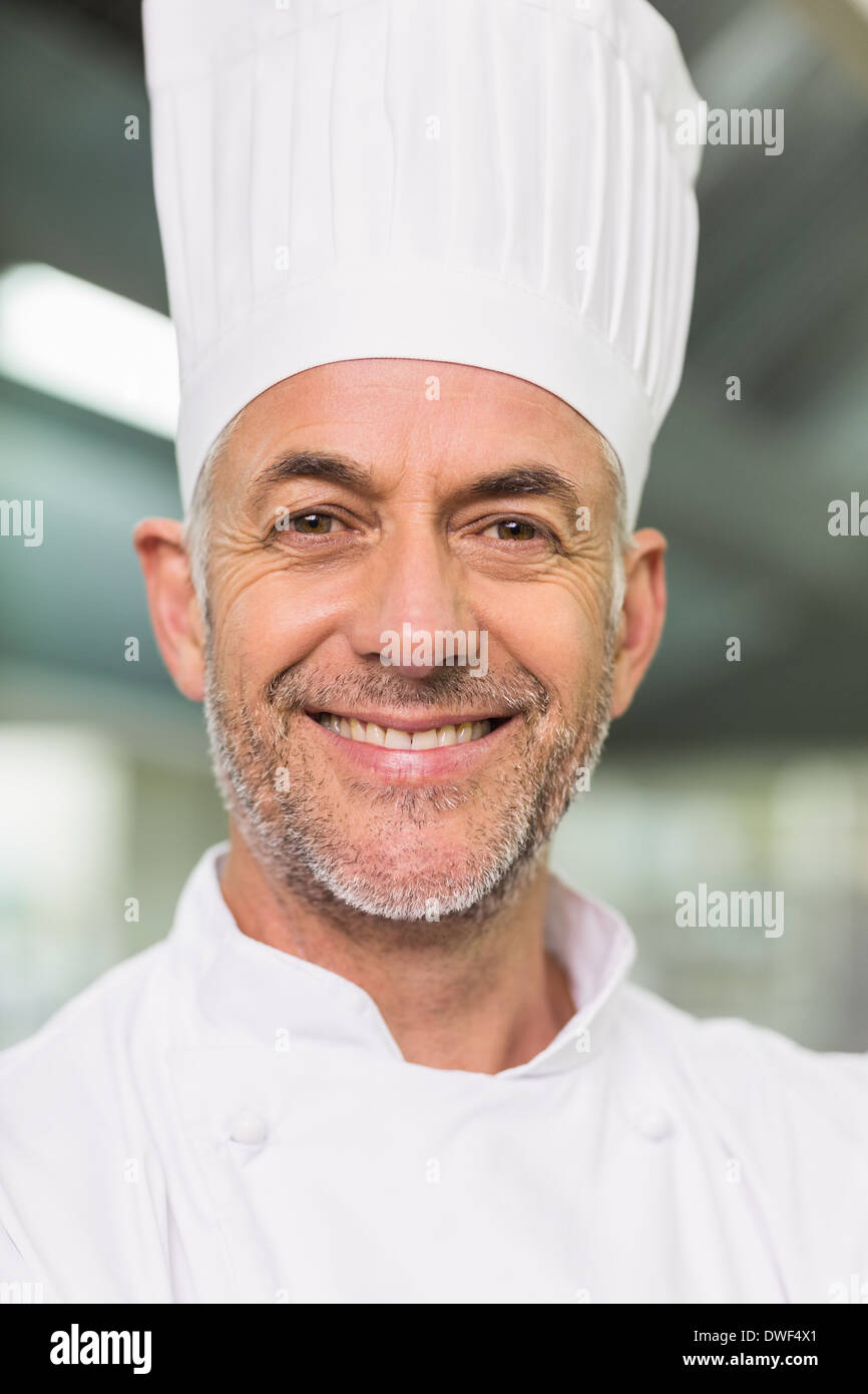 Happy chef looking camera hi-res stock photography and images - Alamy