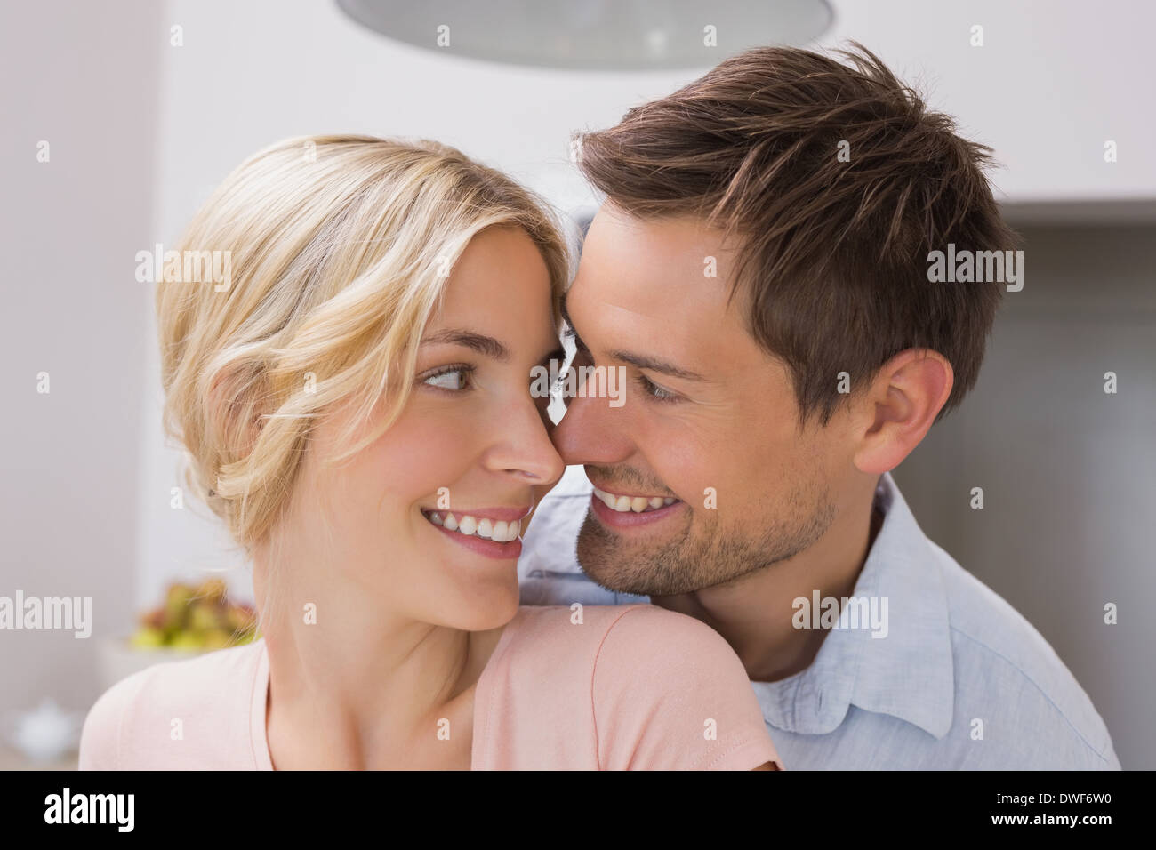 Close up happy loving couple hi-res stock photography and images - Alamy