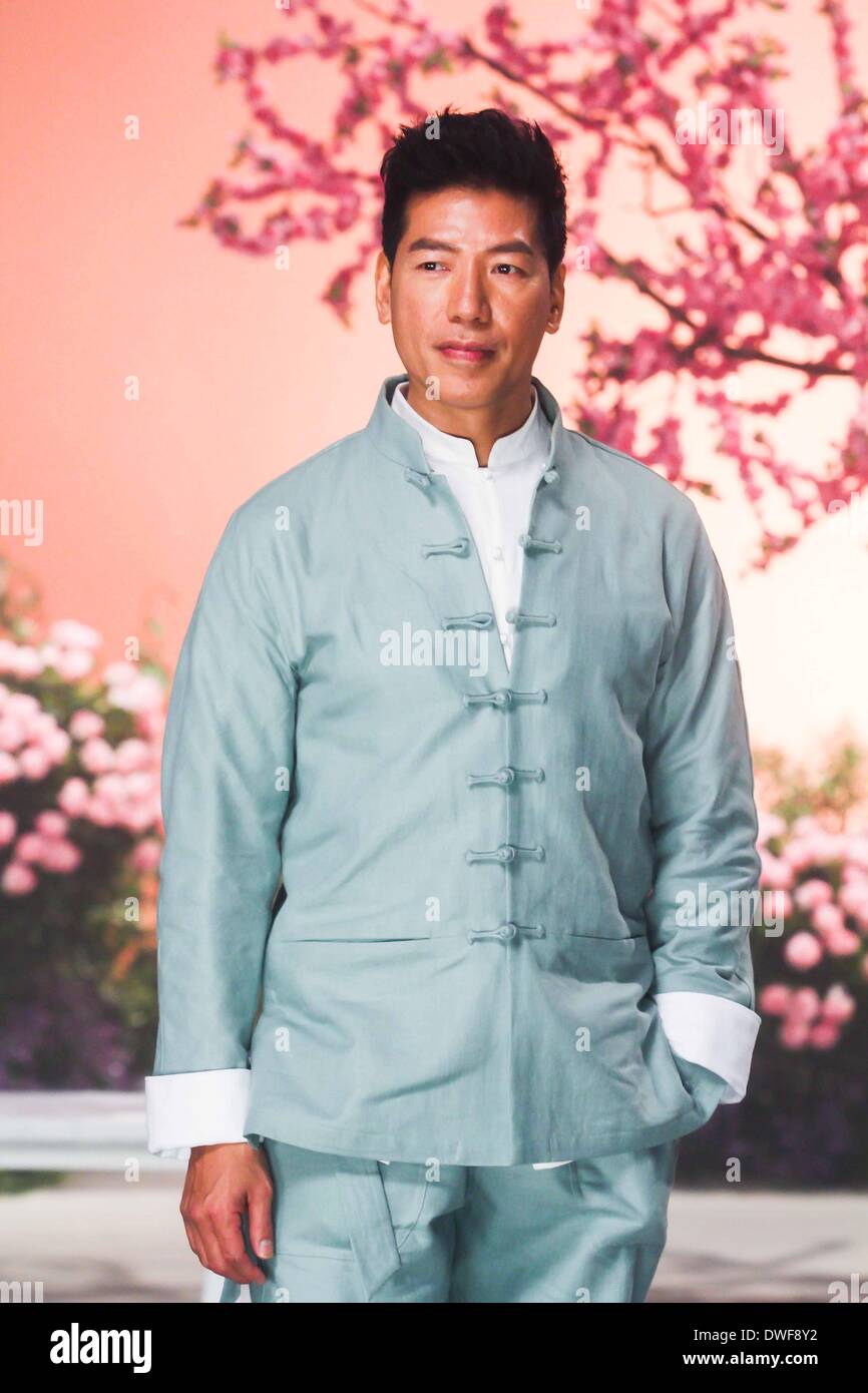 Taipei. 6th Mar, 2014. Roy Cheung and Joanna Wang shoot MV in Taipei on ...