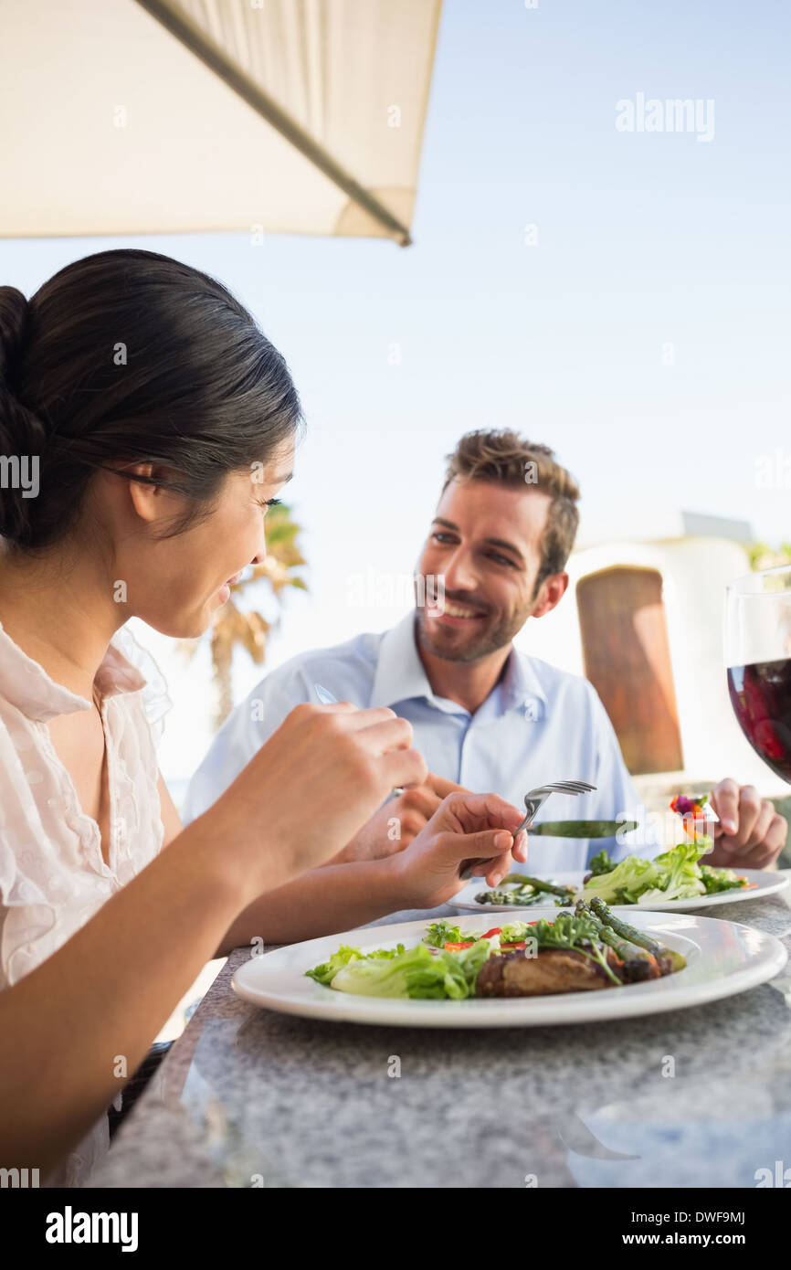 Happy romantic hispanic couple hi-res stock photography and images - Alamy