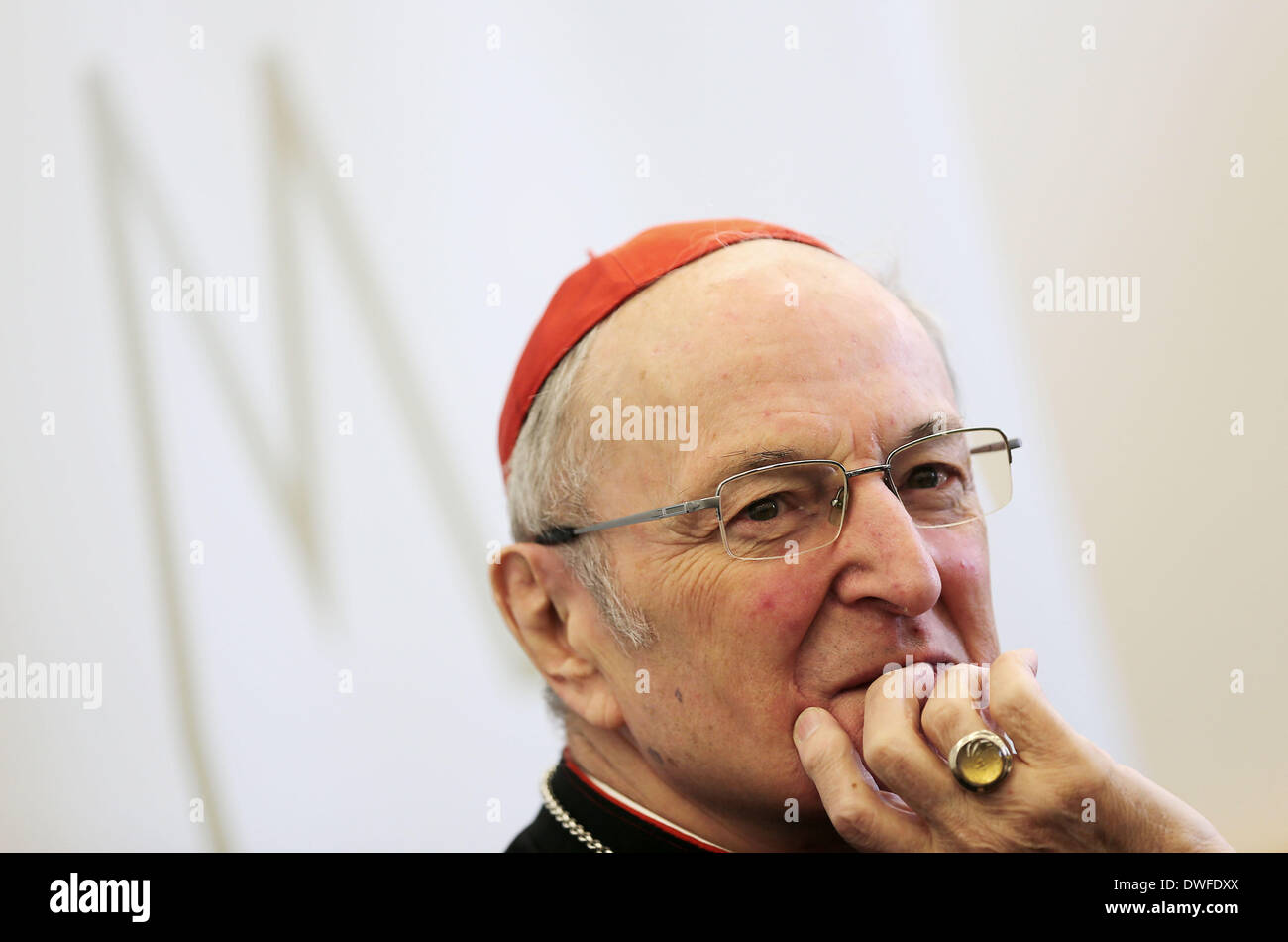 Cologne, Germany. 07th Mar, 2014. Archbishop emeritus Cardinal Joachim ...