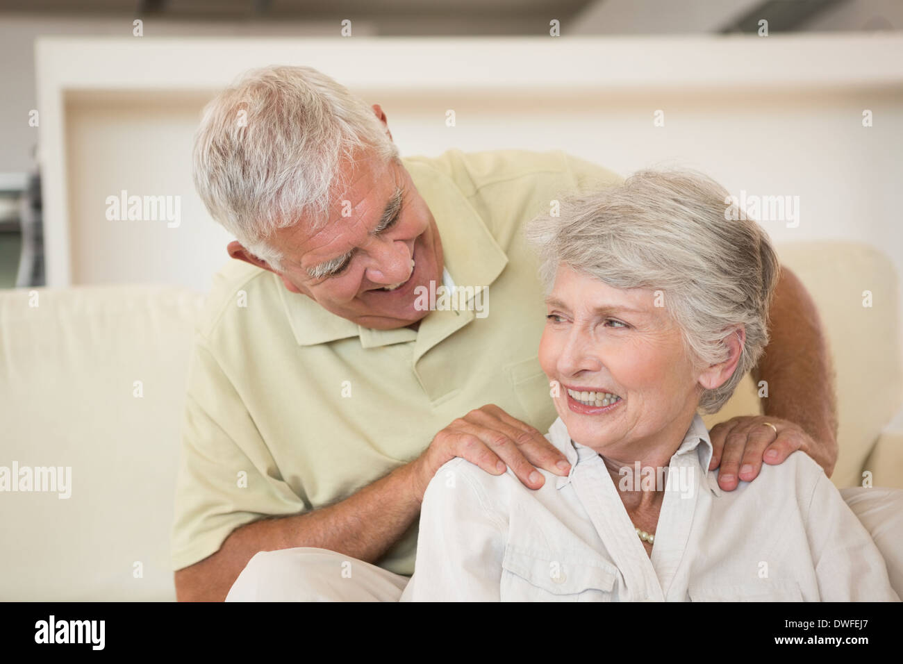 Couple massage sofa hi-res stock photography and images - Alamy