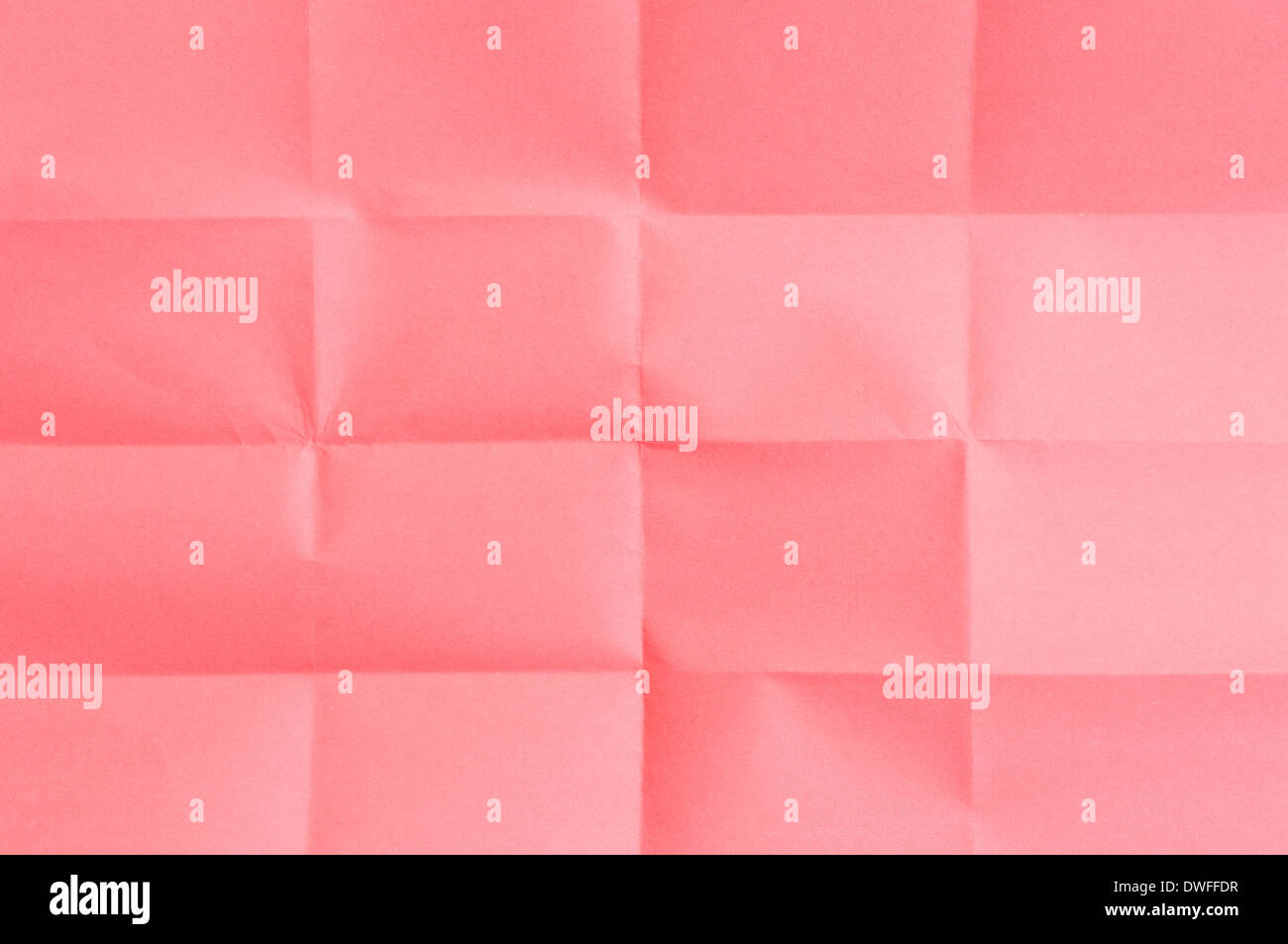 Empty, folded, red sheet of paper Stock Photo - Alamy