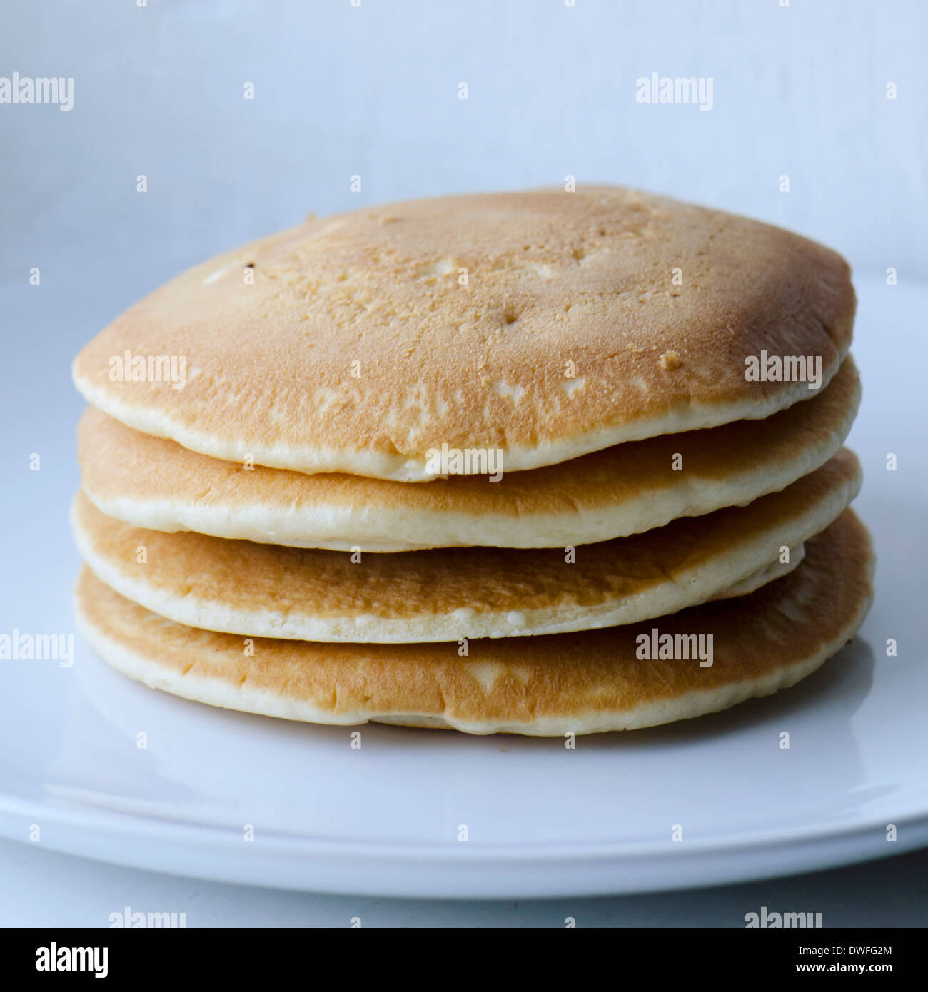 A stack of American style pancakes Stock Photo - Alamy