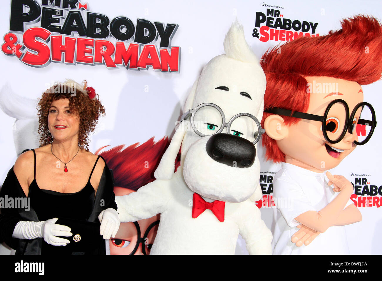 Lauri Fraser attends the 'Mr. Peabody & Sherman' Los Angeles premiere ...