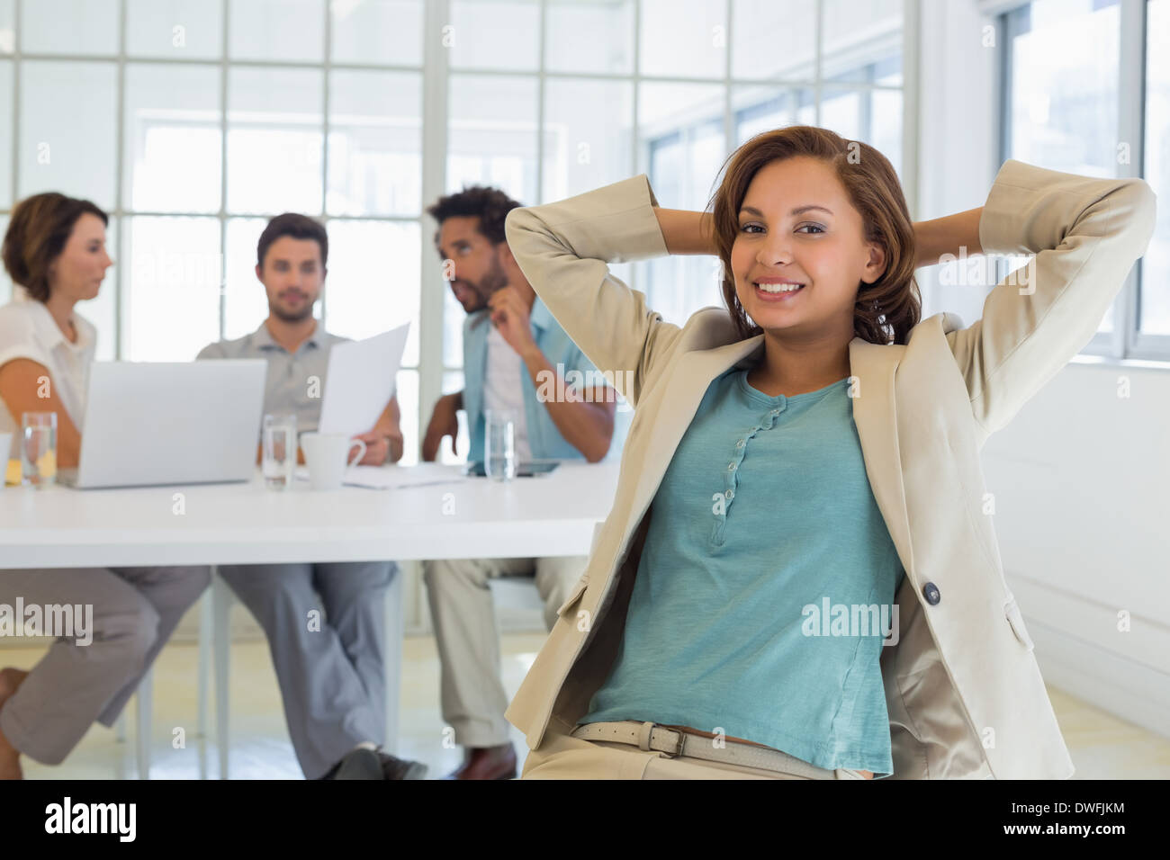 Relaxed meeting hi-res stock photography and images - Alamy