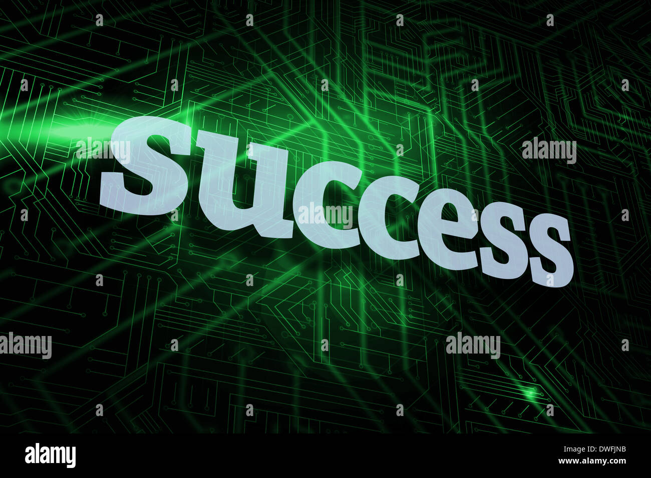 Success text on green hi-res stock photography and images - Alamy