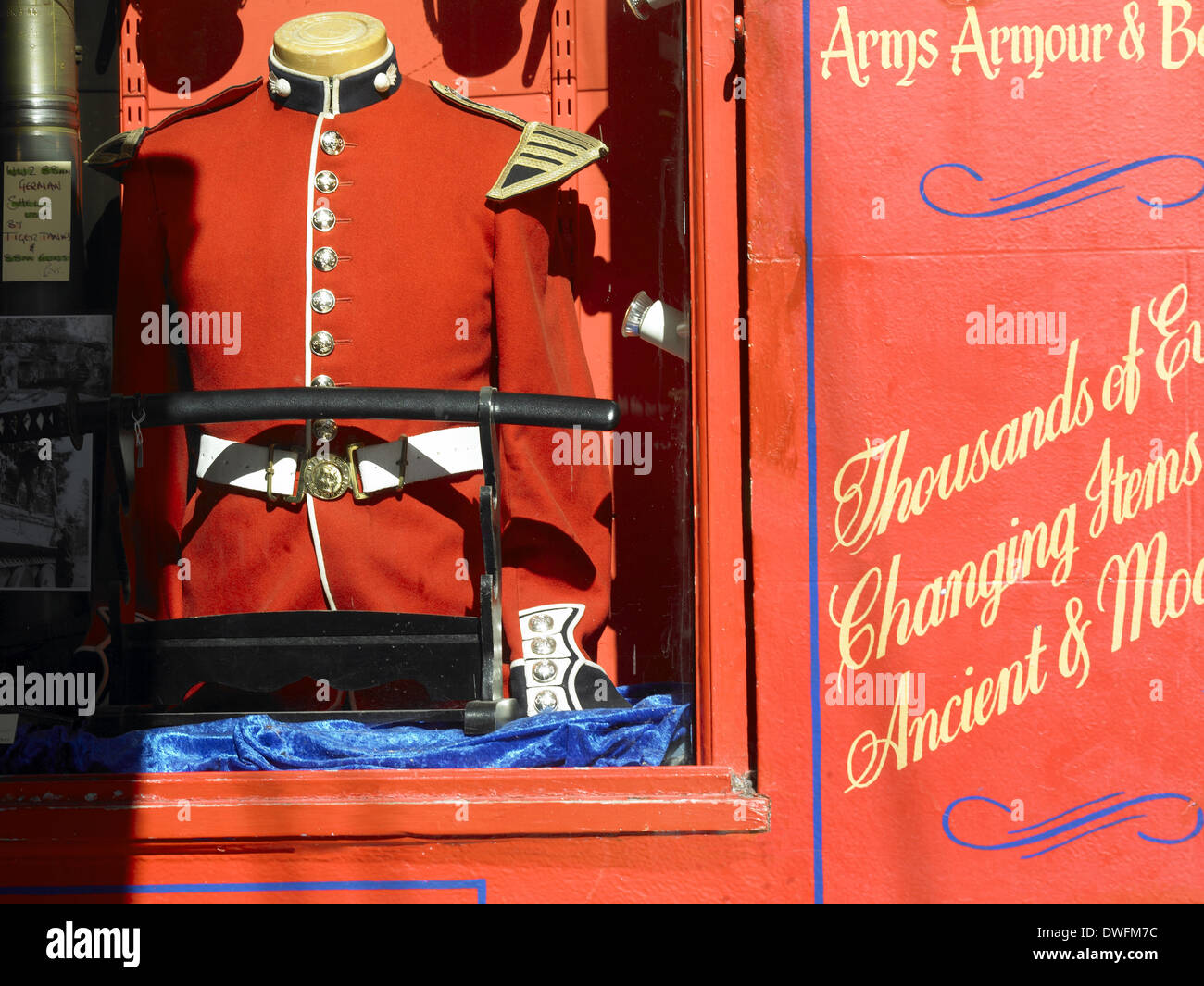 Red military coat Stock Photo - Alamy