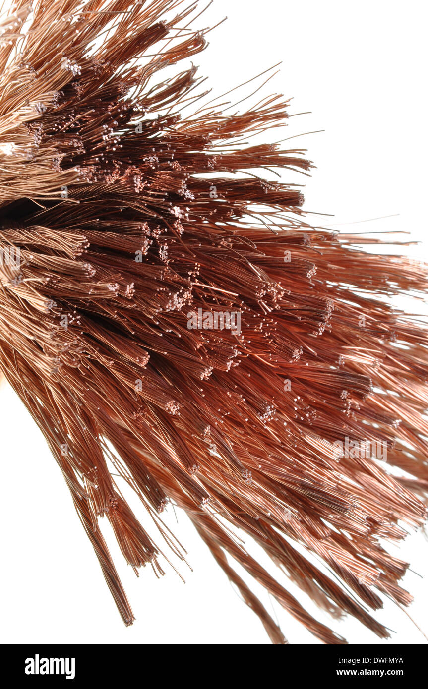 Copper wire, a symbol of growth and development in industry Stock Photo ...