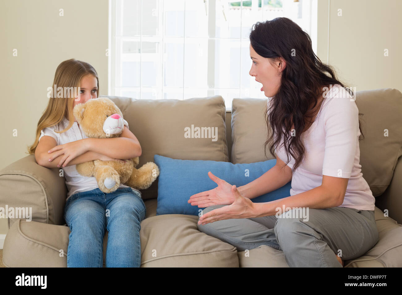 Mother shouting at daughter hi-res stock photography and images - Alamy