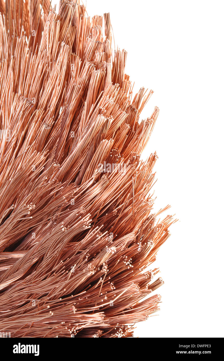 Copper wire, a symbol of growth and development in industry Stock Photo ...
