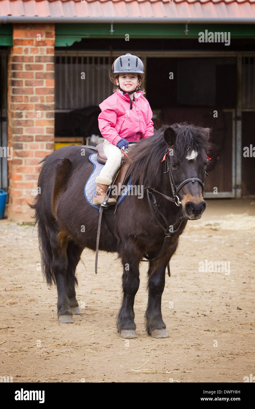 Pony riding hi-res stock photography and images - Alamy