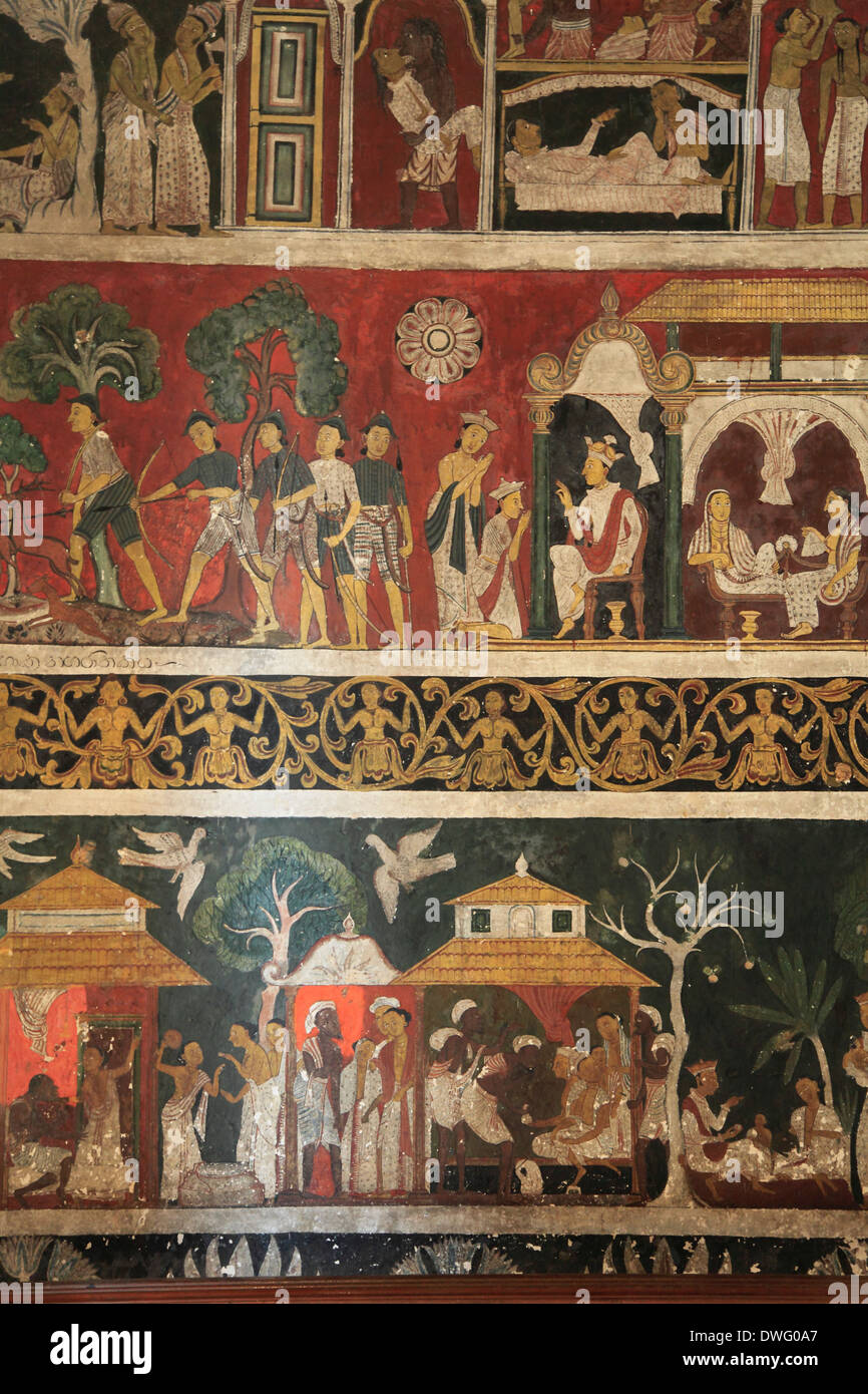 Sri Lanka; Colombo, Kelaniya Raja Maha Vihara, buddhist temple ...