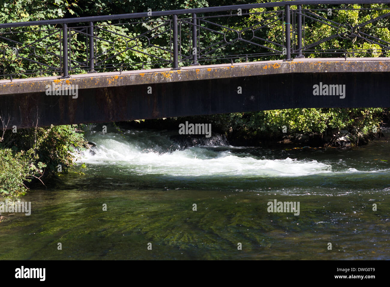 surging waters flowing into River. Salisbury England UK Stock Photo - Alamy