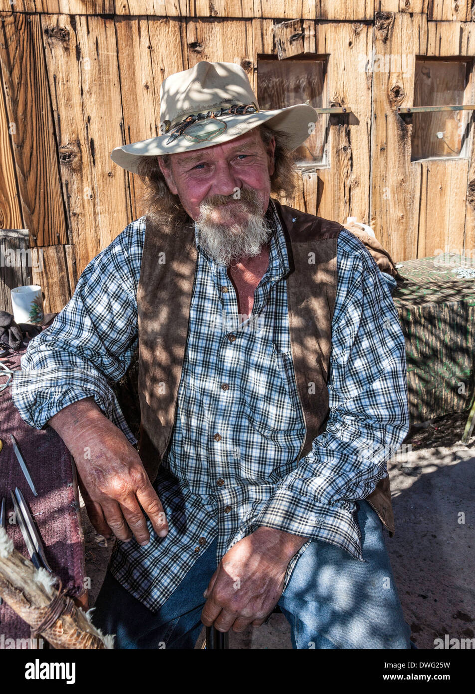 Cowboy Wild West Cowboy Town of Oatman,Arizona,USA,America,on the ...