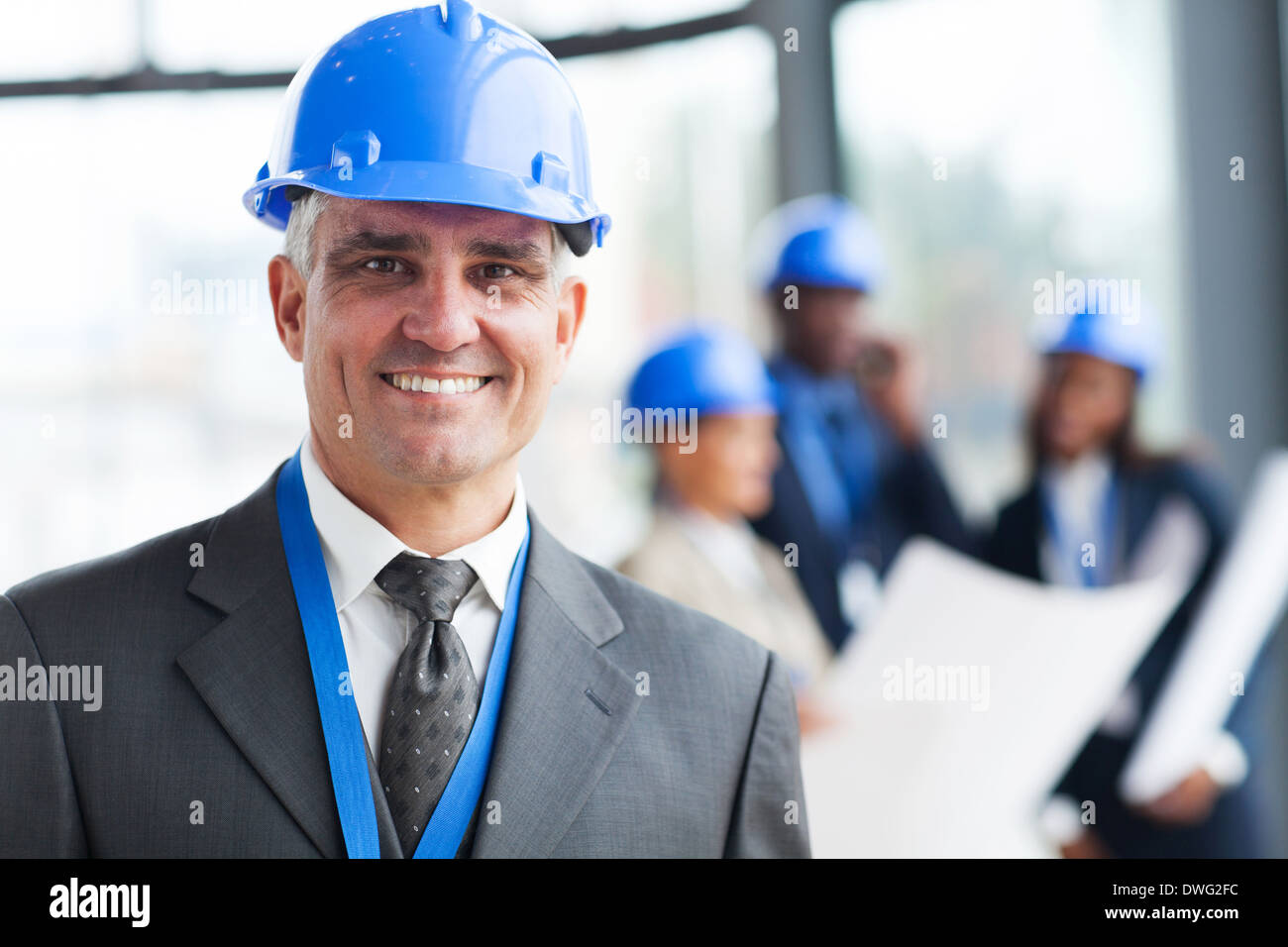 Portrait handsome male architect engineer hi-res stock photography and ...