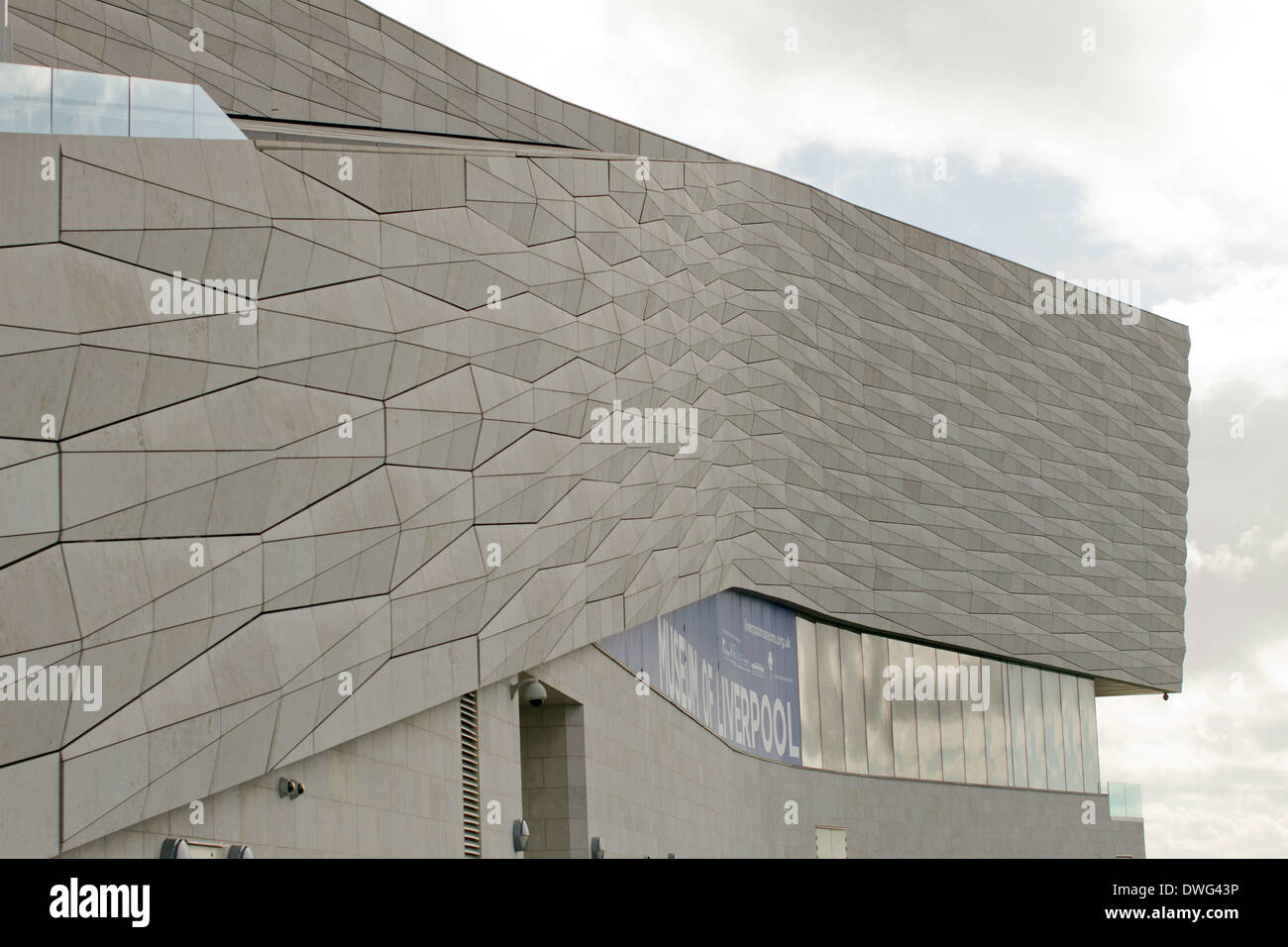The intricate design of the Museum of Liverpool Stock Photo - Alamy