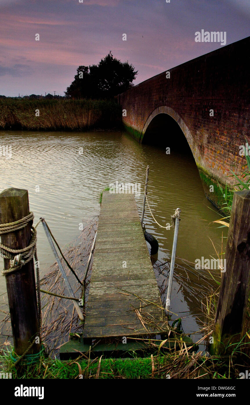 Bridge at Snape Maltings. River Alde, Suffolk Stock Photo - Alamy