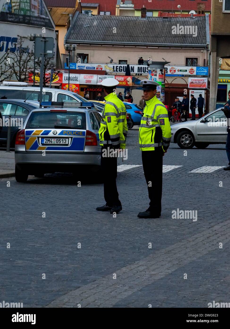 Czech policeman hi-res stock photography and images - Alamy