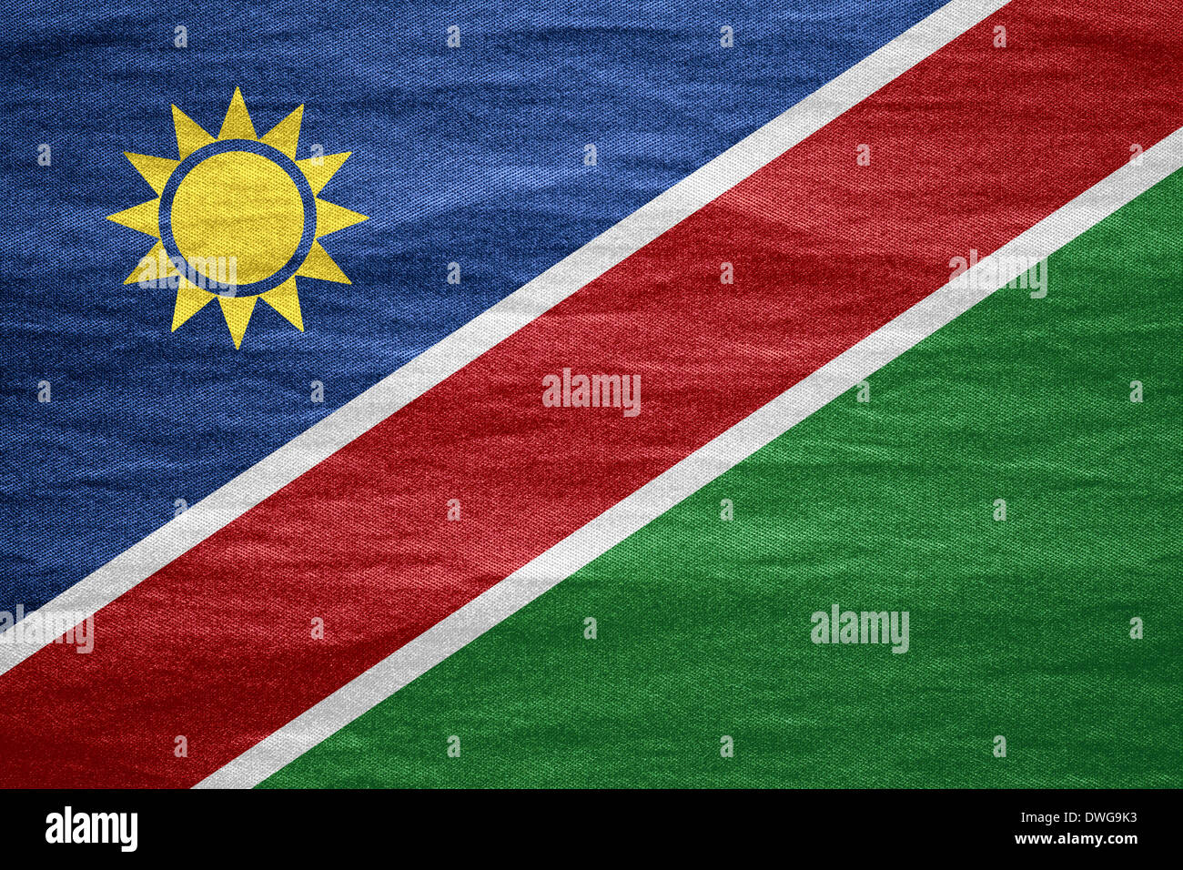 Namibian national flag hi-res stock photography and images - Alamy