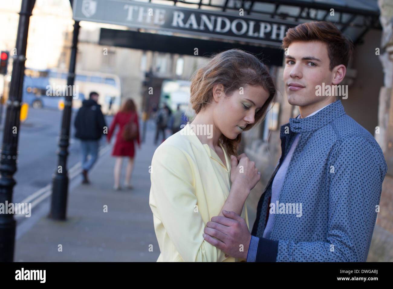 Oxford, UK, 7th March, 2014. (right to left) Ollie Antcliffe from ...