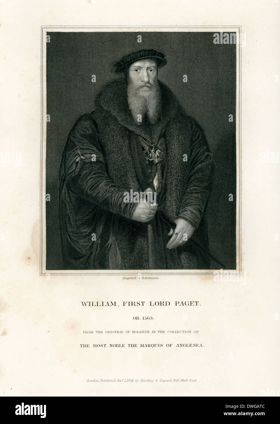 Lord william paget hi-res stock photography and images - Alamy
