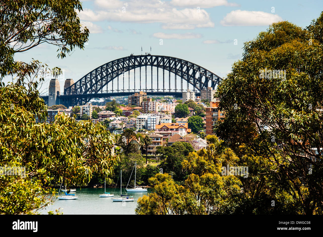 Sydney Harbour Bridge one of the most famous landmarks in Sydney, New ...