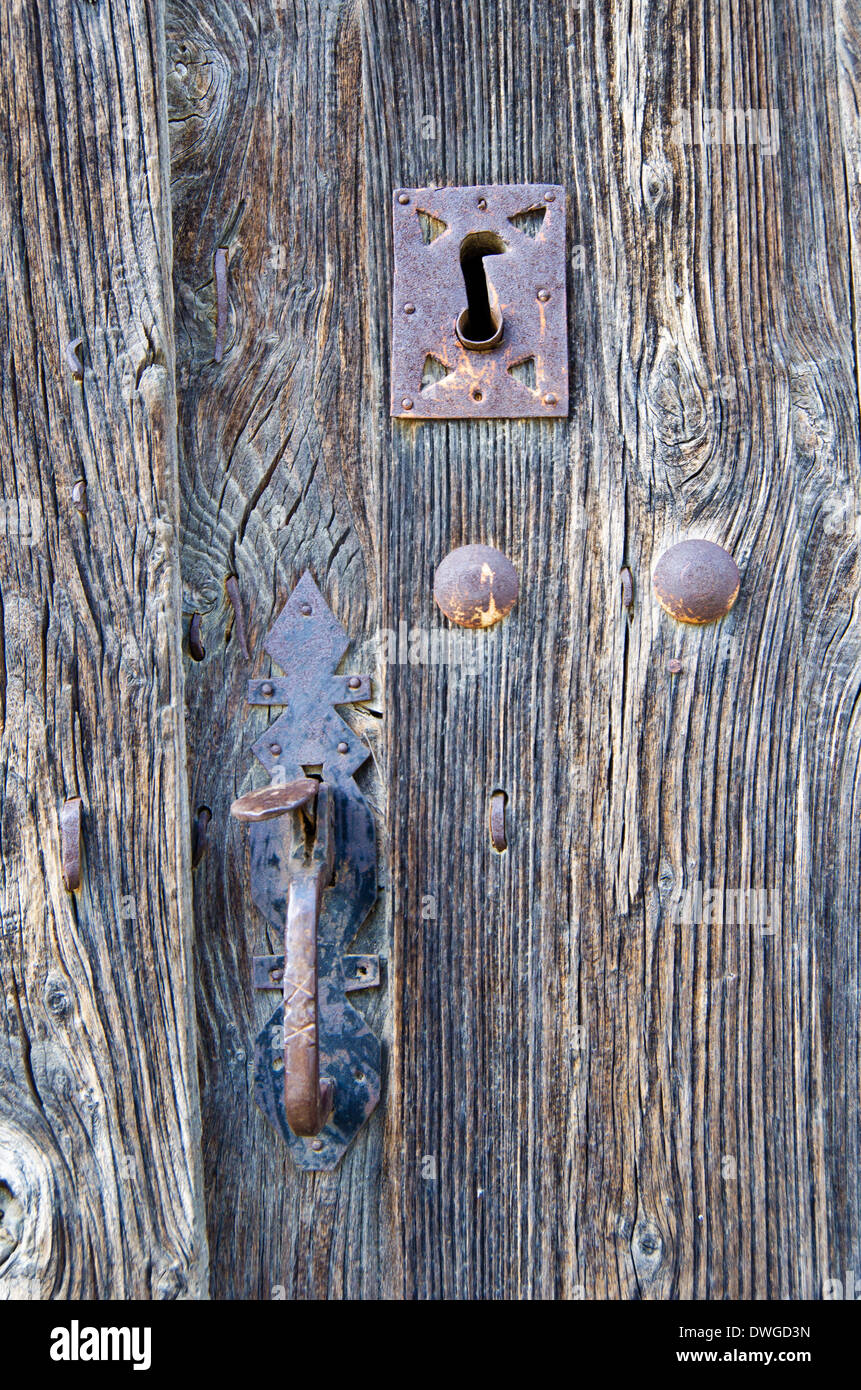 A lock taken in an old village of Spain Stock Photo - Alamy