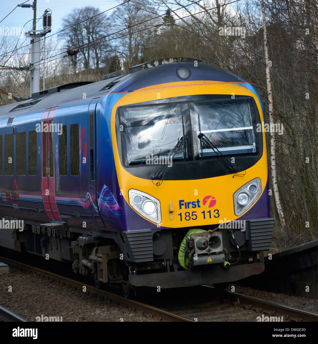 First TransPennine Express, DMU Class 185 Desiro, Number 185 113 ...