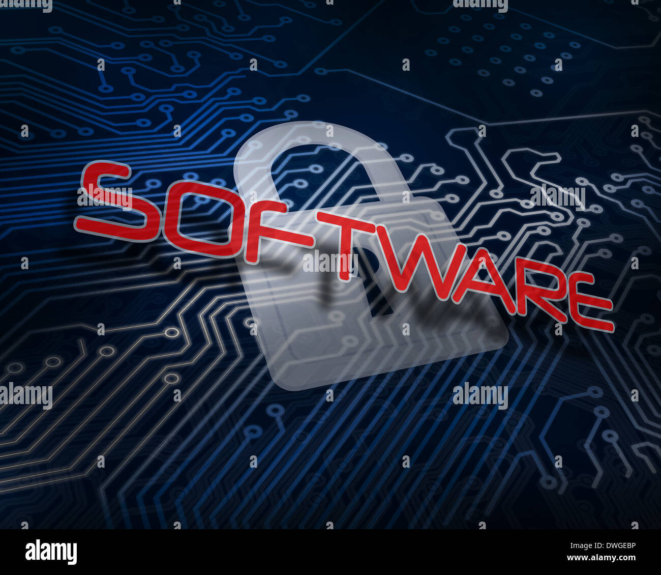 Digital padlock hi-res stock photography and images - Alamy