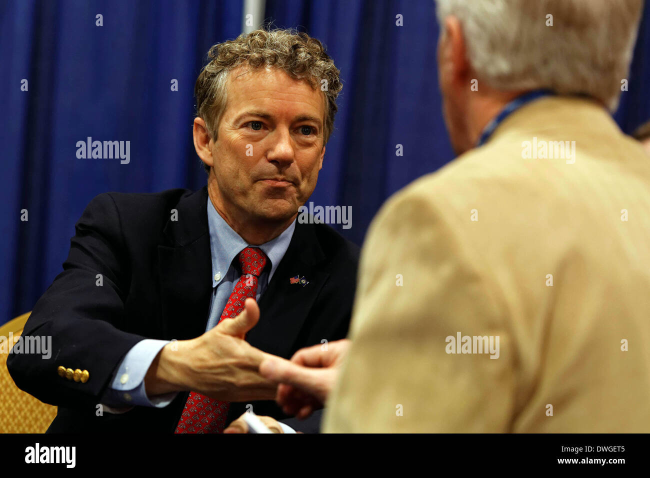 National Harbor, Maryland, USA. 7th March 2014. Senator Rand Paul of ...