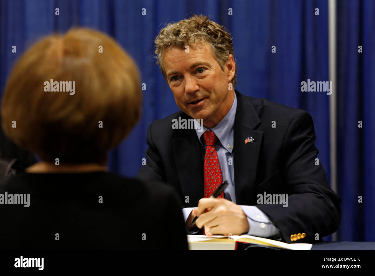 National Harbor, Maryland, USA. 7th March 2014. Senator Rand Paul of ...